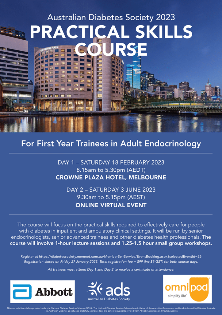 ADS Practical Skills Course - Australian Diabetes Society